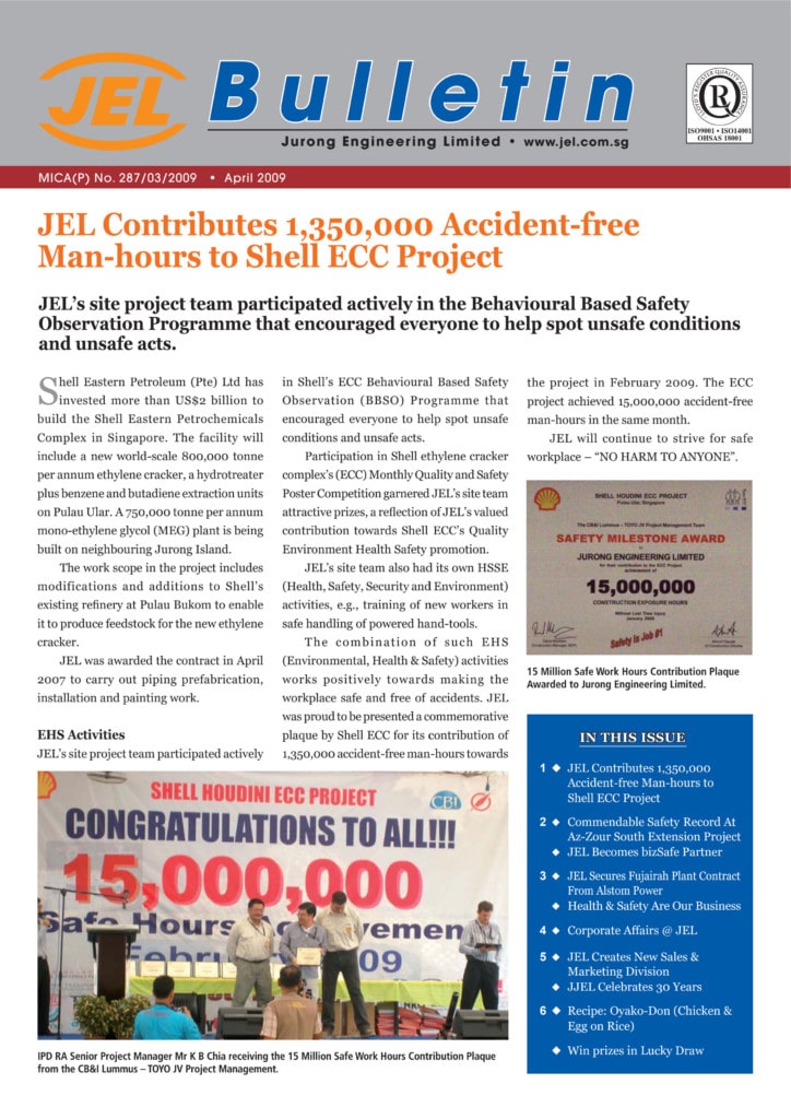 JEL Insider - Jurong Engineering Limited